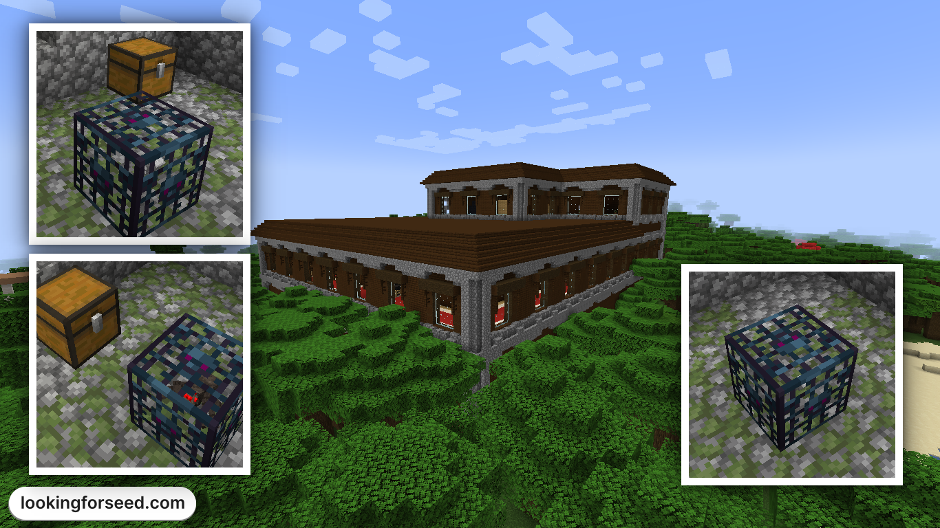 Woodland Mansion Seeds for Minecraft Java Edition | Lookingforseed.com